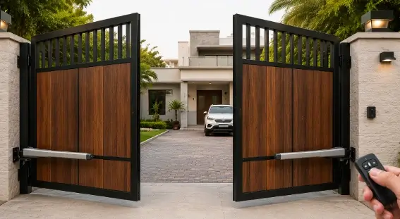 Automatic Swing Gate Hyderabad - Biometric Dealers In Hyderabad ...